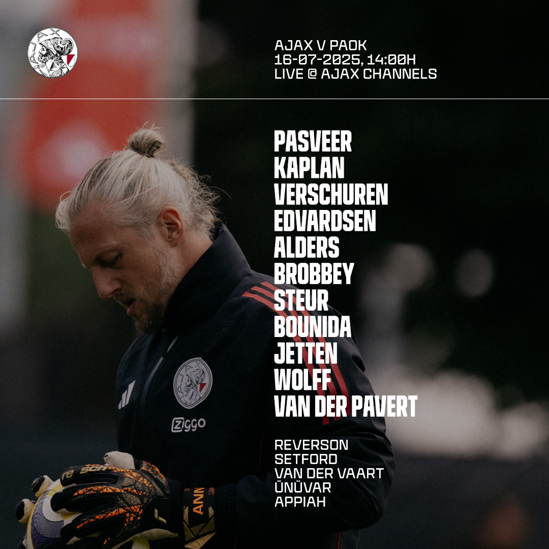 Liveblog | Ajax op de Toekomst in actie tegen PAOK