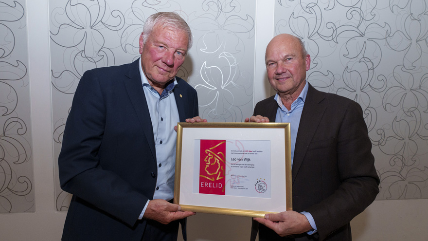 Leo van Wijk benoemd tot erelid